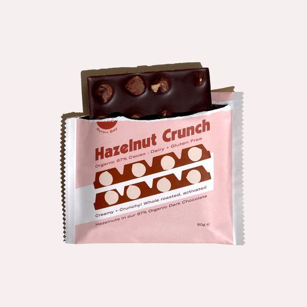 Hazelnut Crunch | Organic Chocolate Bar - Chow Cacao